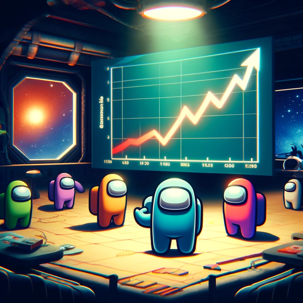 Among Us Popularity Chart - Glance Trend